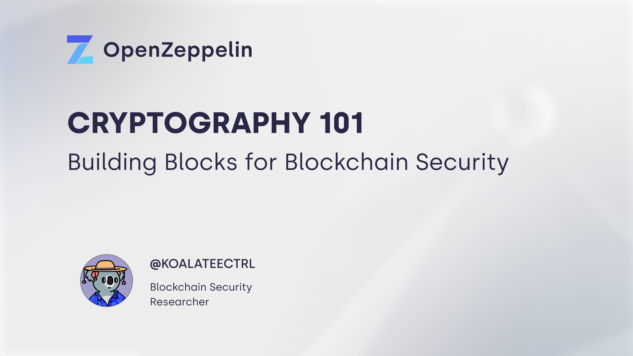 Cryptography 101: Building Blocks for Blockchain Security
